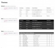 【tablecloth.js】美しいテーブルが簡単に生成できるjQueryプラグイン | JSHC